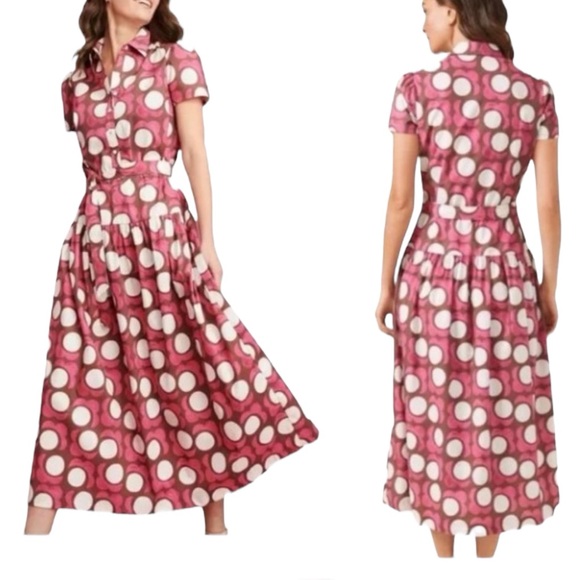 J. McLaughlin | Dresses | J Mclaughlin Makenna Summer Polka Dot Dress ...